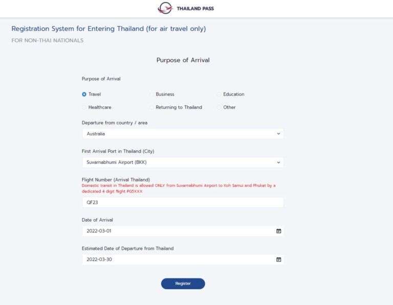 How to Check the Thailand Pass Status; Easy Steps to Apply for Thailand ...